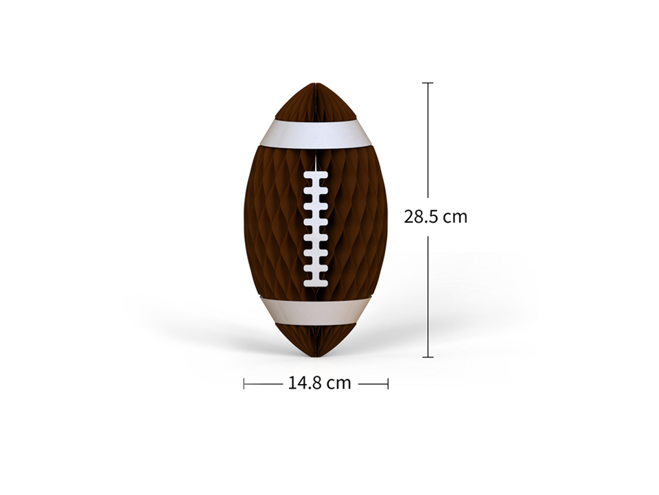 Super Football Honeycomb Ceiling Hanging Decorations | HarboraPaper